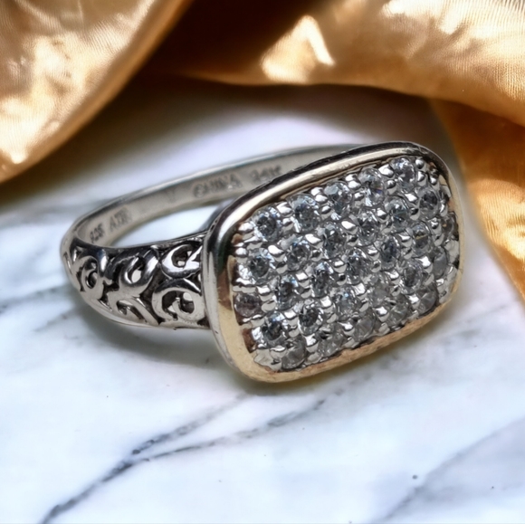 Jewelry | Chuck Clemency Atr 14k And Sterling Diamond Ring | Poshmark